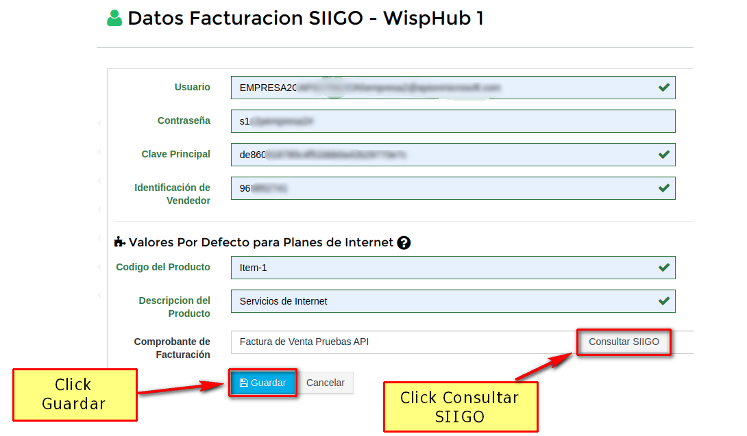 DIAN Siigo (Colombia) - WispHub.net